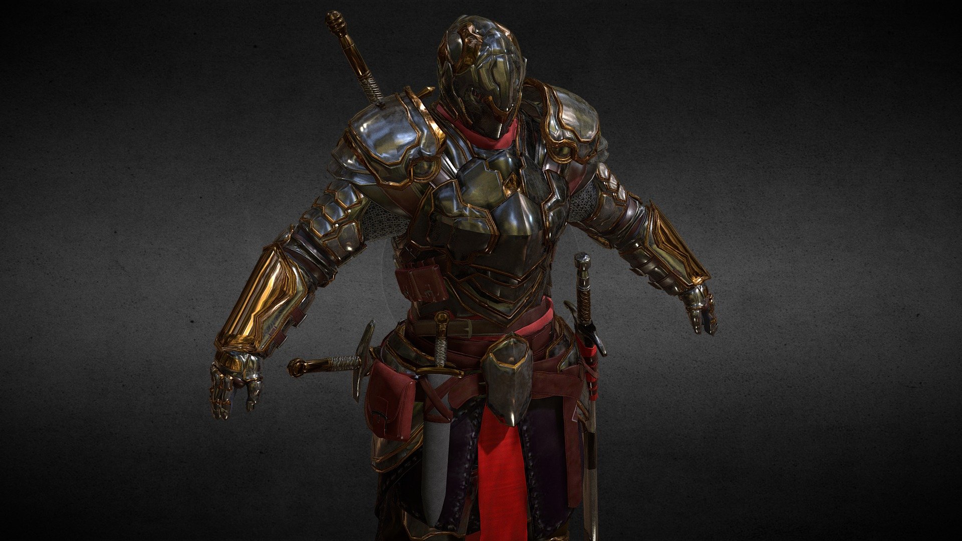 Armor Knight from Megalord - 3D model by Axel-F [8afcc75] - Sketchfab