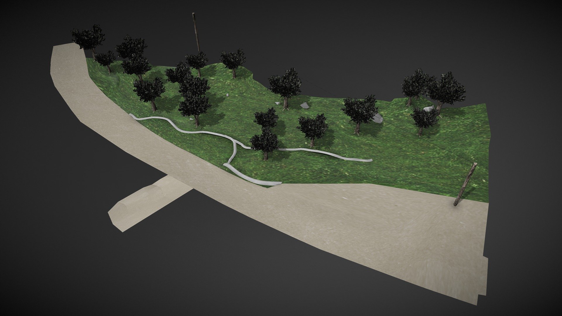 Land Plotting - 3D model by Thanos K. (@trypakias1) [8afcebe] - Sketchfab
