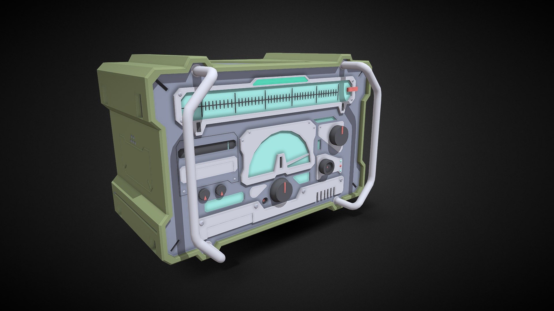 Draft Detailization Homework 1/3 Radio - Download Free 3D model by ...
