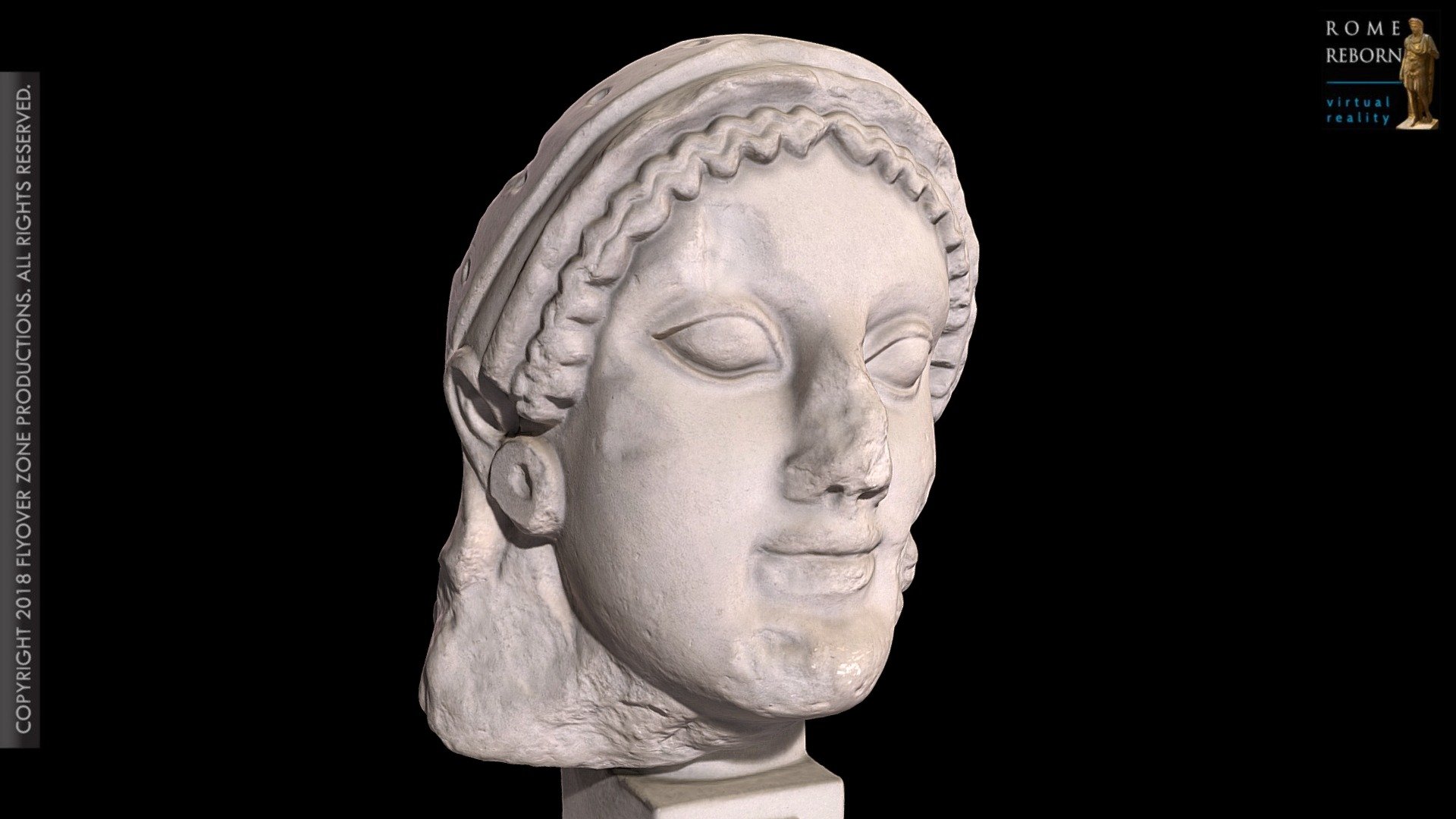 Athena, from the Gigantomachy pediment - 3D model by Flyover Zone ... Athena, from the Gigantomachy pediment - 3D model by Flyover Zone ...