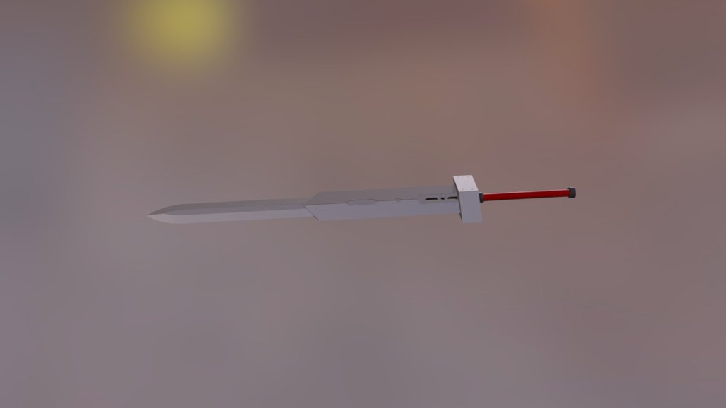 Final Fantasy cloud's sword - 3D model by Ausama95 [8b00a39] - Sketchfab
