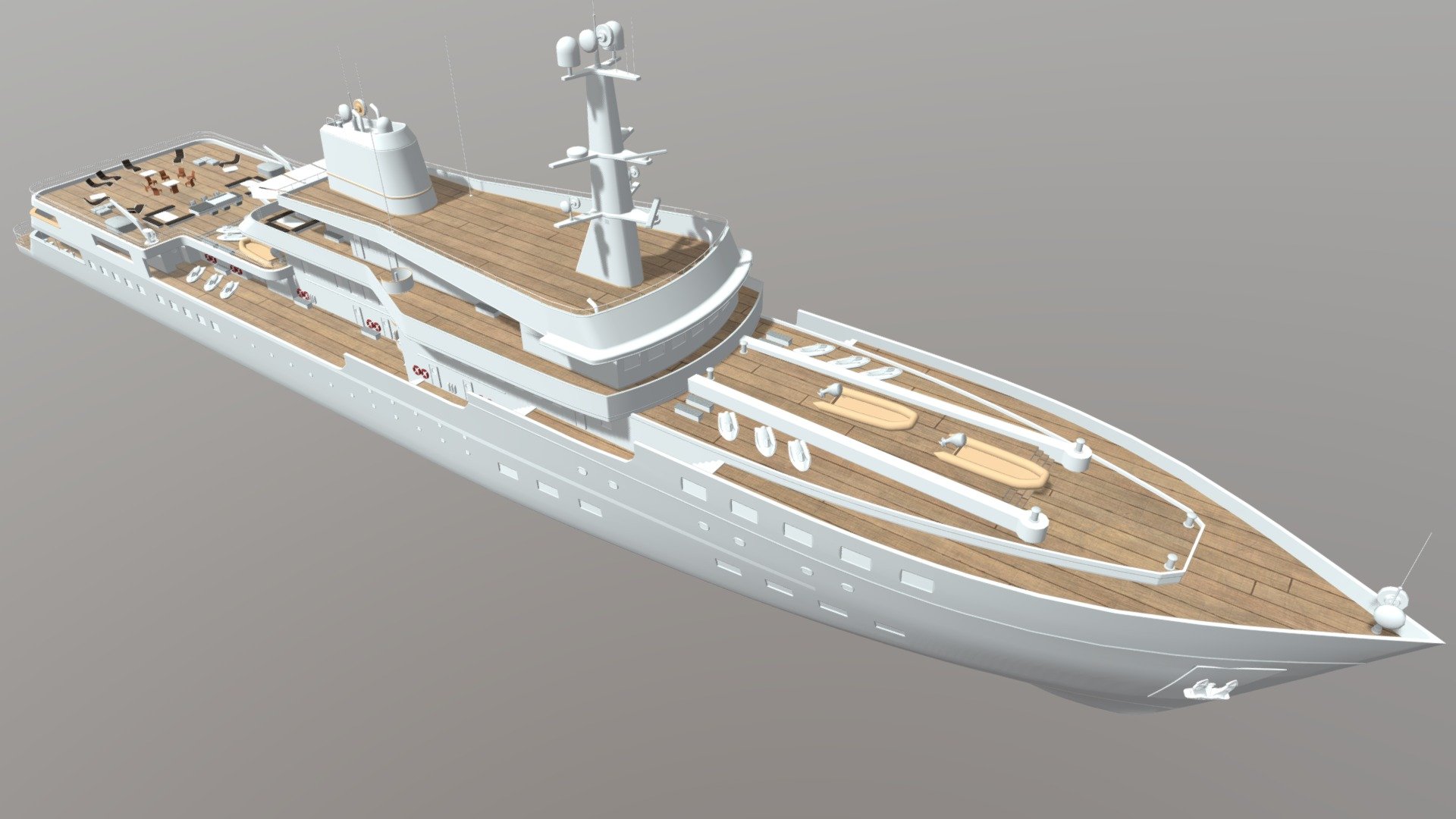 Large Modern Cruiseship Low-poly 3D model - Buy Royalty Free 3D model ...