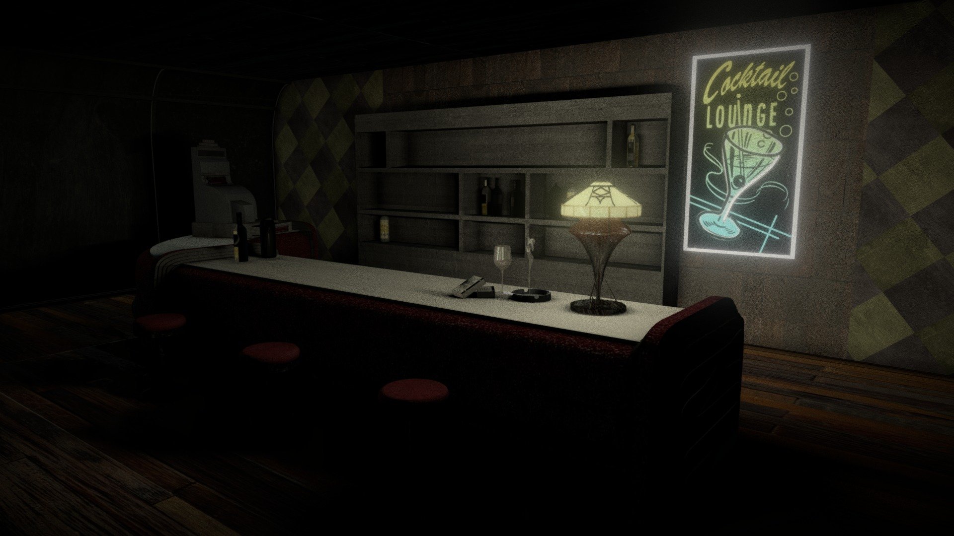 Bioshock Bar baked texture test - Download Free 3D model by gav.grant ...
