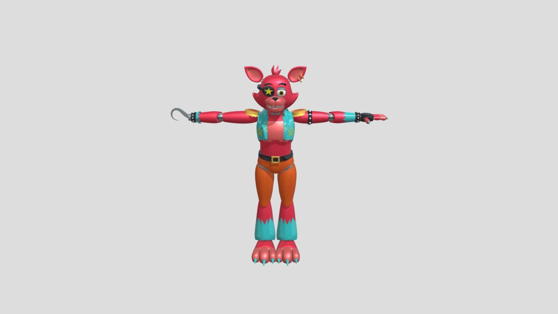 Glamrock_foxy - Download Free 3D model by urmom.com (@fortun.sofia ...