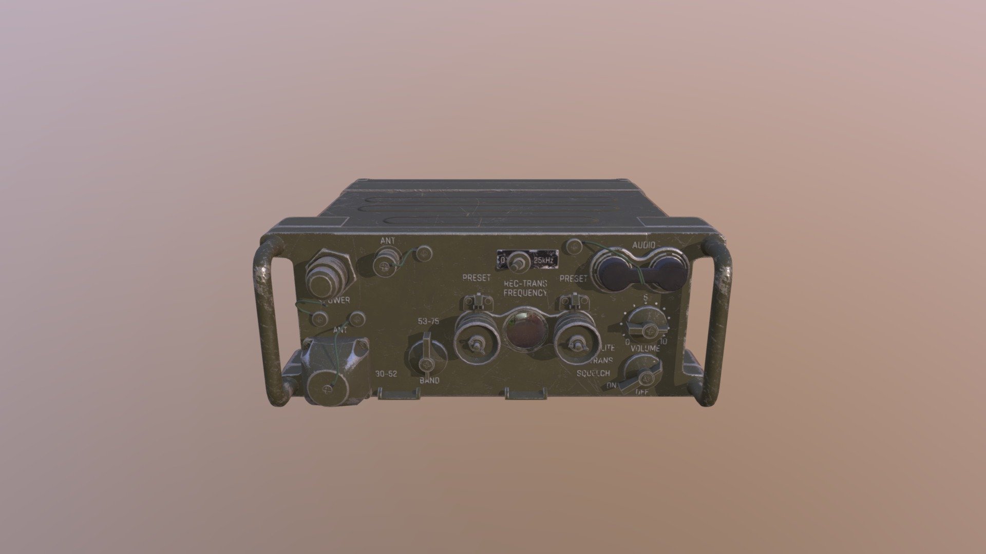 AN/PRC-77 Portable Radio - 3D model by Luke Proffitt (@lukeproffitt ...