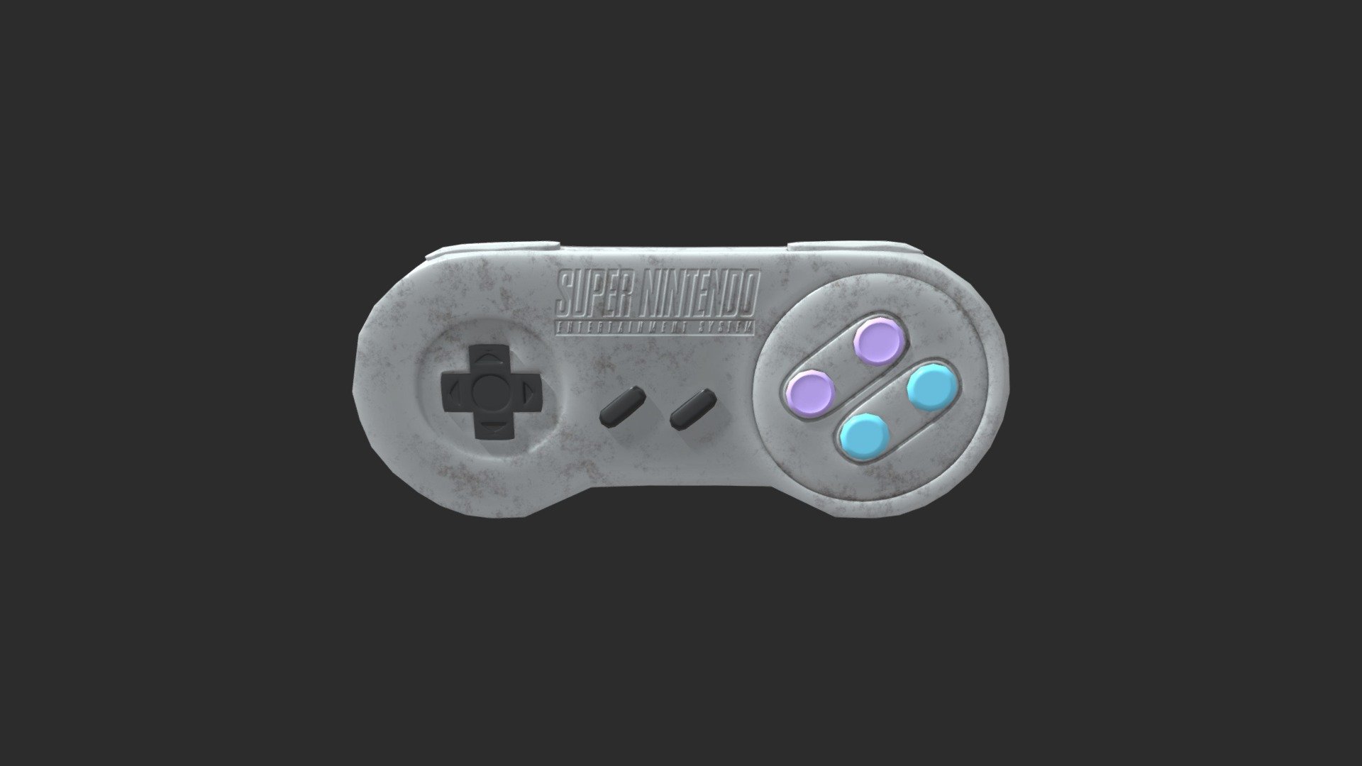 SNES Nindendo Controller - 3D model by lenakis.art [8b07178] - Sketchfab