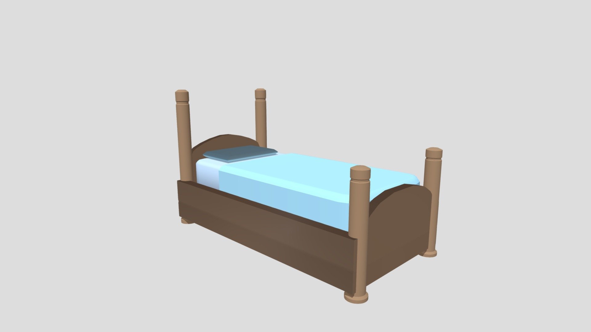 Lowpoly Inn Post-Bed - Download Free 3D model by karasu416 [8b07315 ...