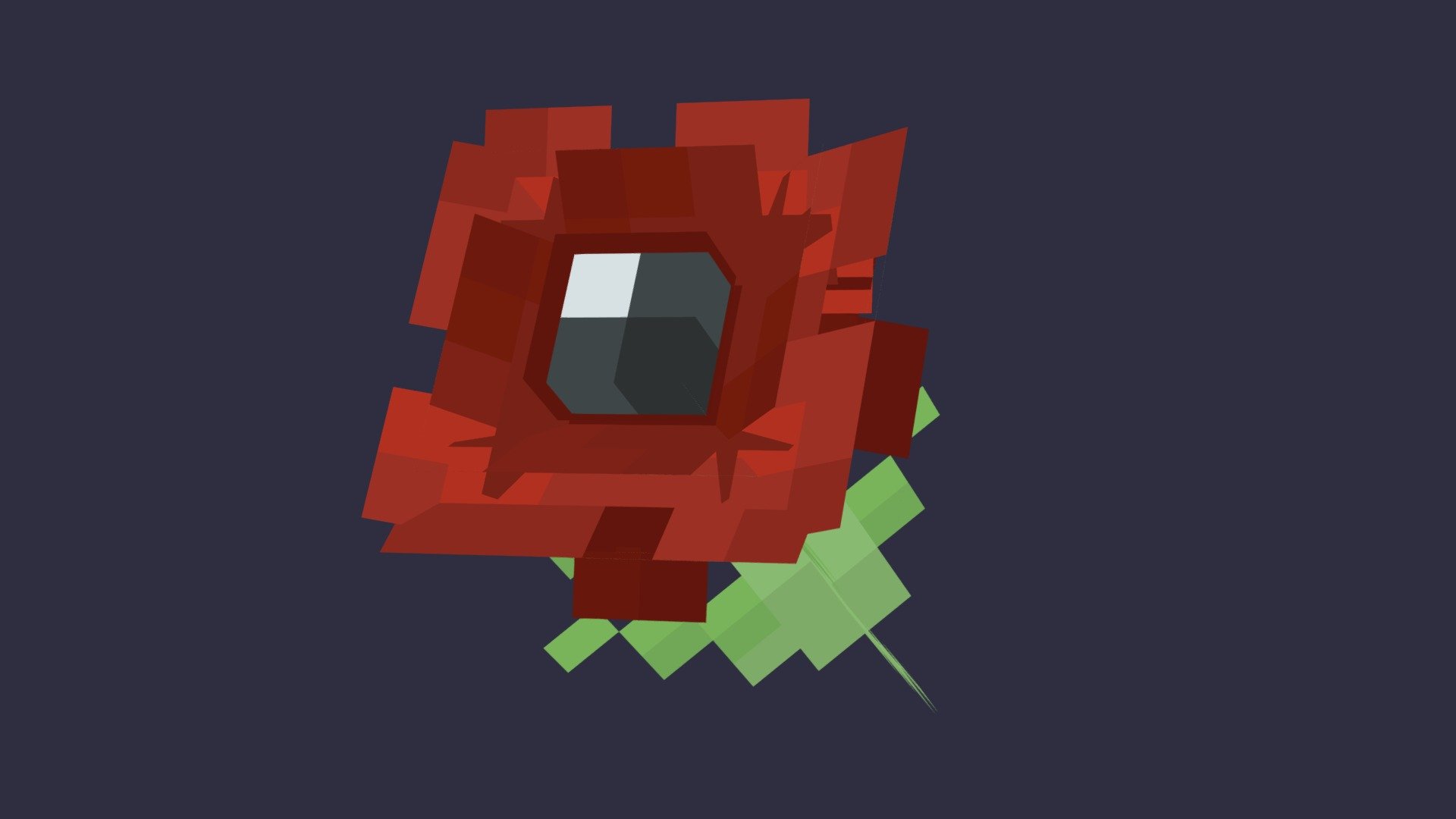 Rose with Eye (Minecraft Item) - 3D model by Bdog (@barkangel) [8b0ca19 ...