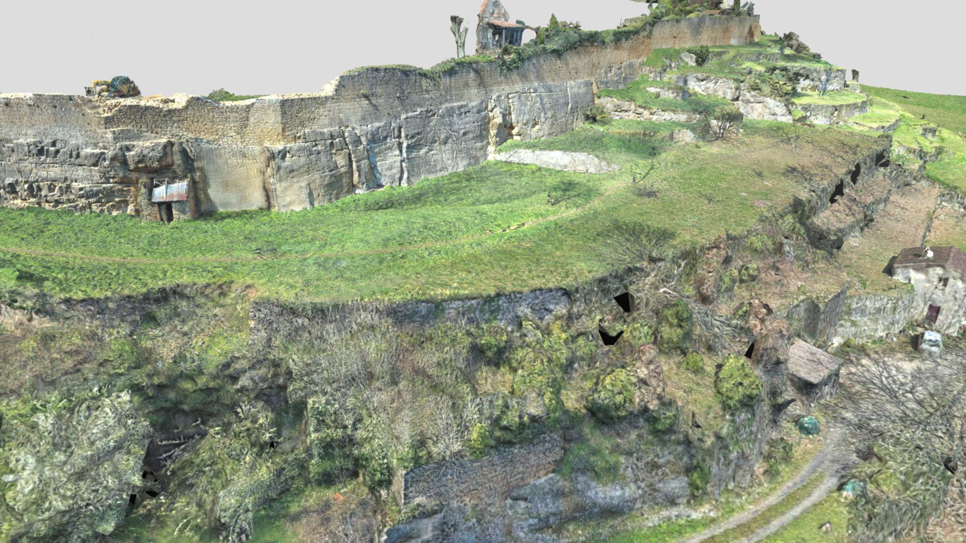 DOMME - Rempart portes de la Combe et des Tours - Download Free 3D ...