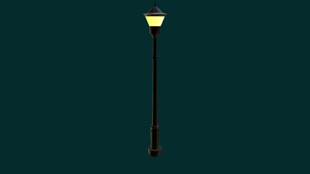 Lampost - 3D model by Dafyddrees [8b0e8e7] - Sketchfab