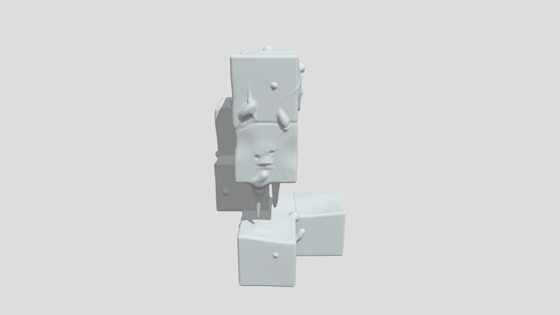 Cube Monster - 3D model by iorveth [8b0f6ca] - Sketchfab