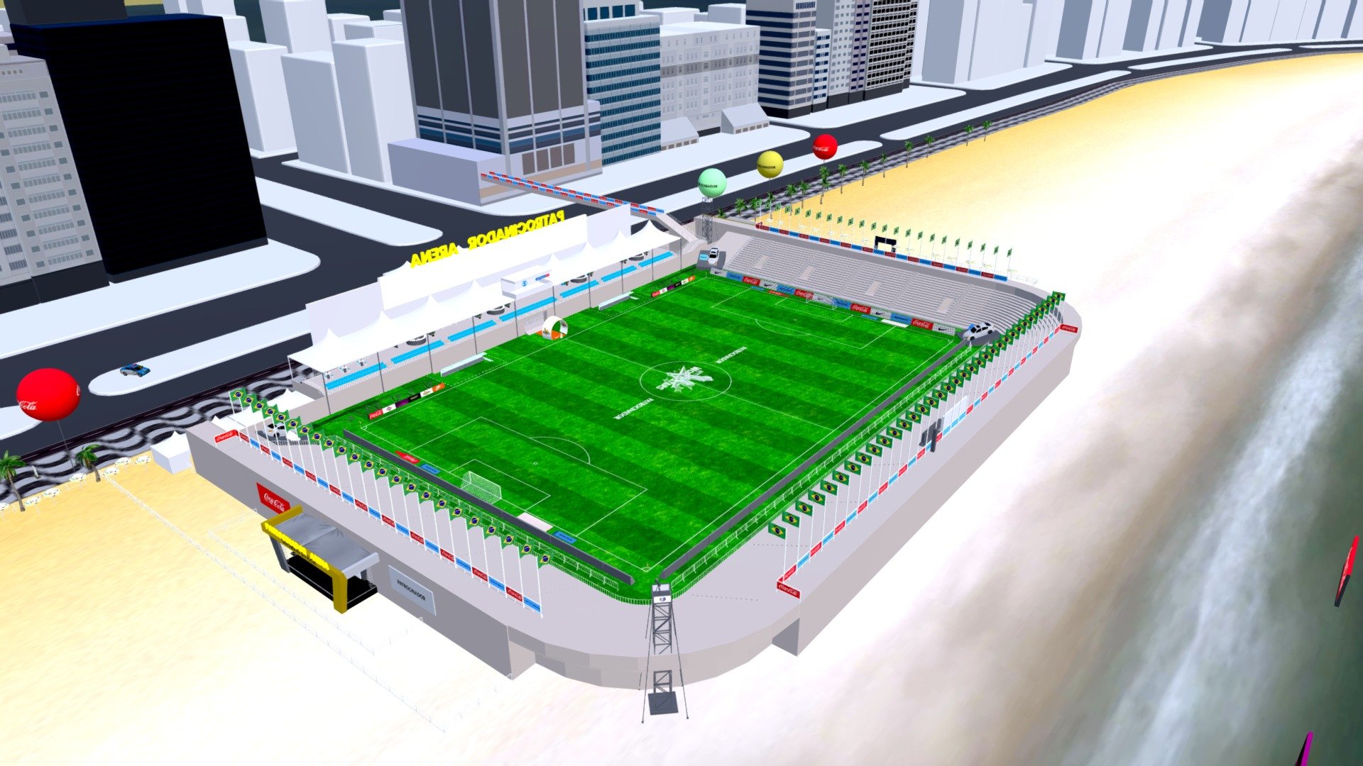 Arena 360 - 3D model by joseluizof (@joseluizof) [8b0f6df] - Sketchfab