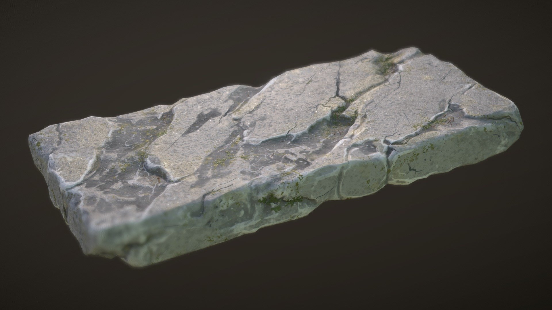 Stone Slab with PBR Material - 3D model by Rita Puhakka (@RitaPuhakka ...