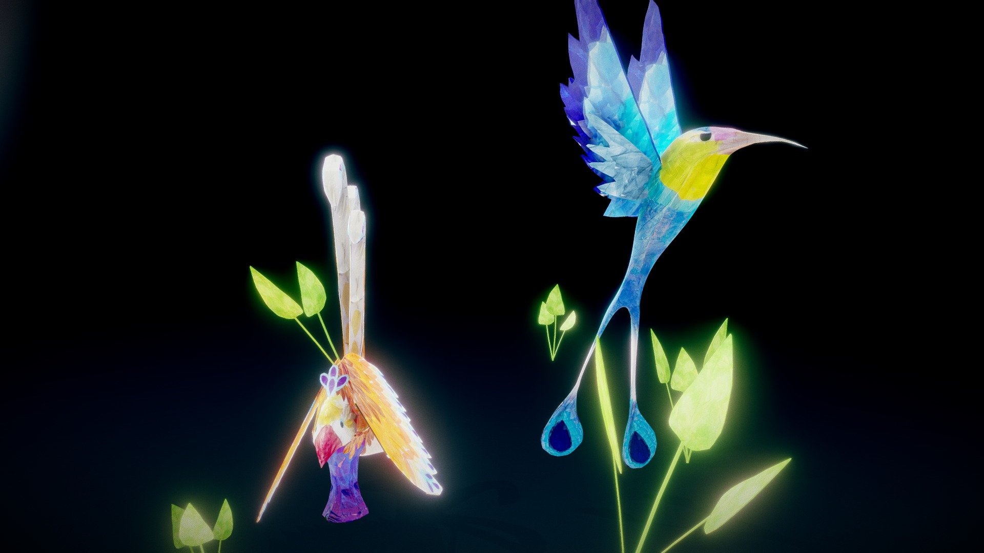 LIGHTING THE WAY 2020 ‘BIRDS OF HOPE’ 3D - 3D model by Junction Arts ...