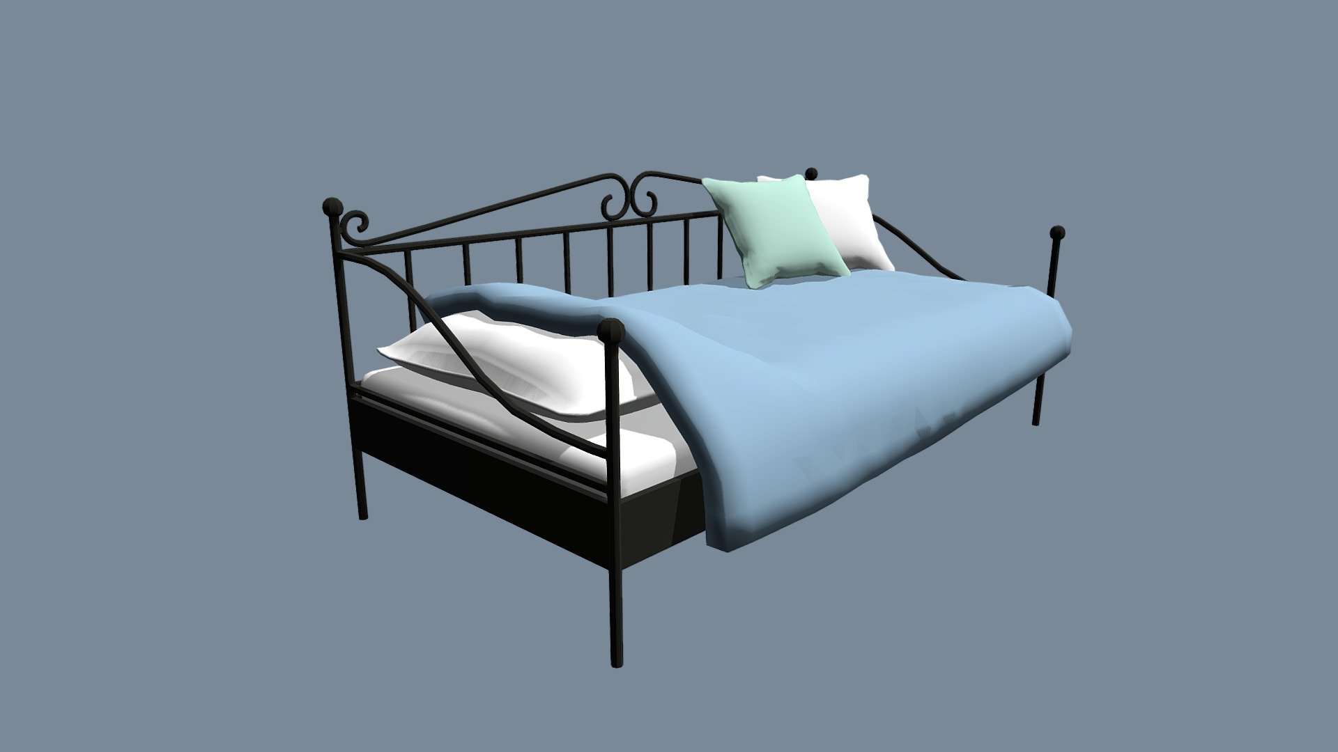 Sofa bed - Buy Royalty Free 3D model by ApprenticeRaccoon [8b10c44 ...