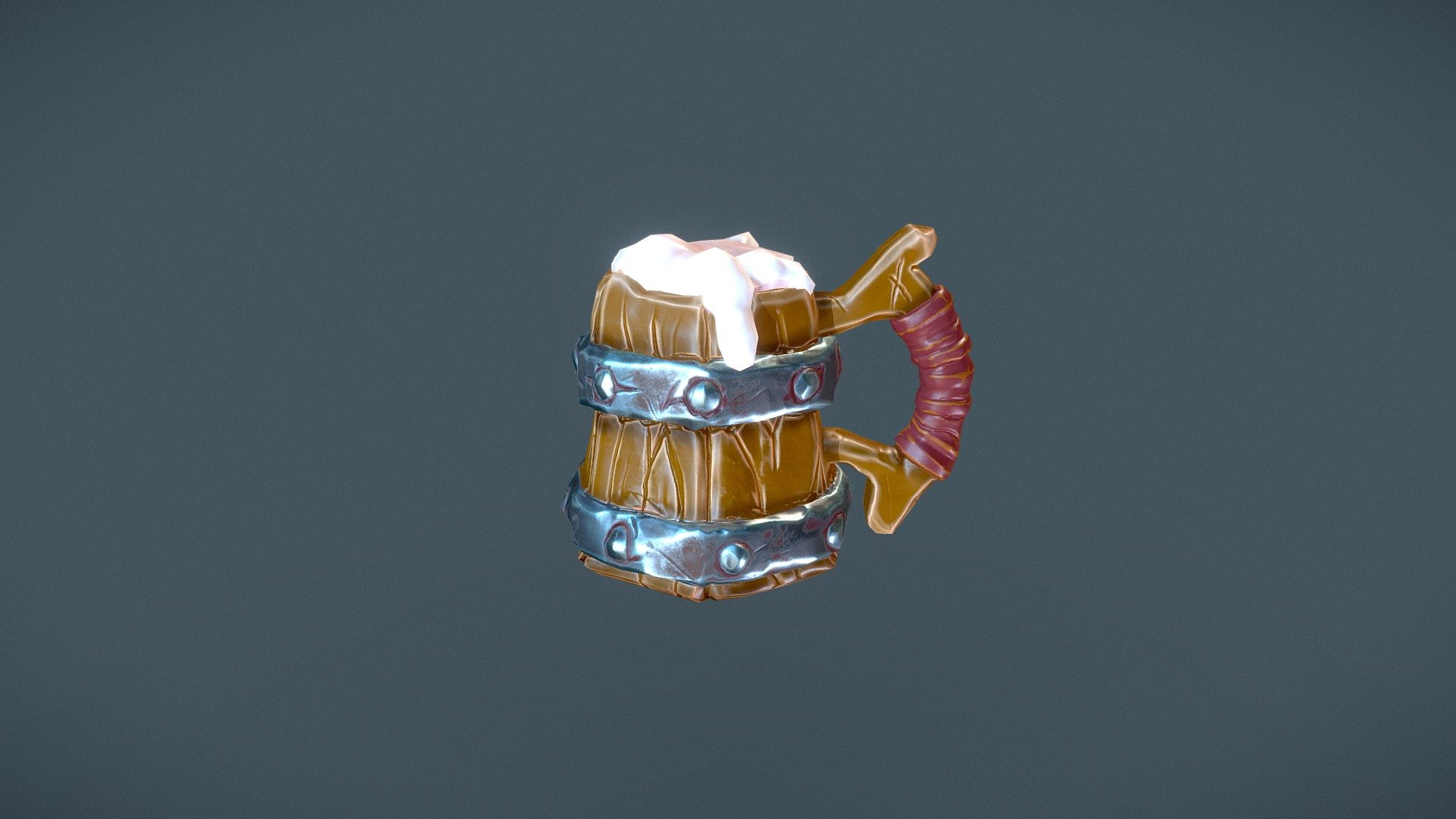 Stylized Old Beer Cup - Download Free 3D model by Isl_Takhir (@isTakhir ...