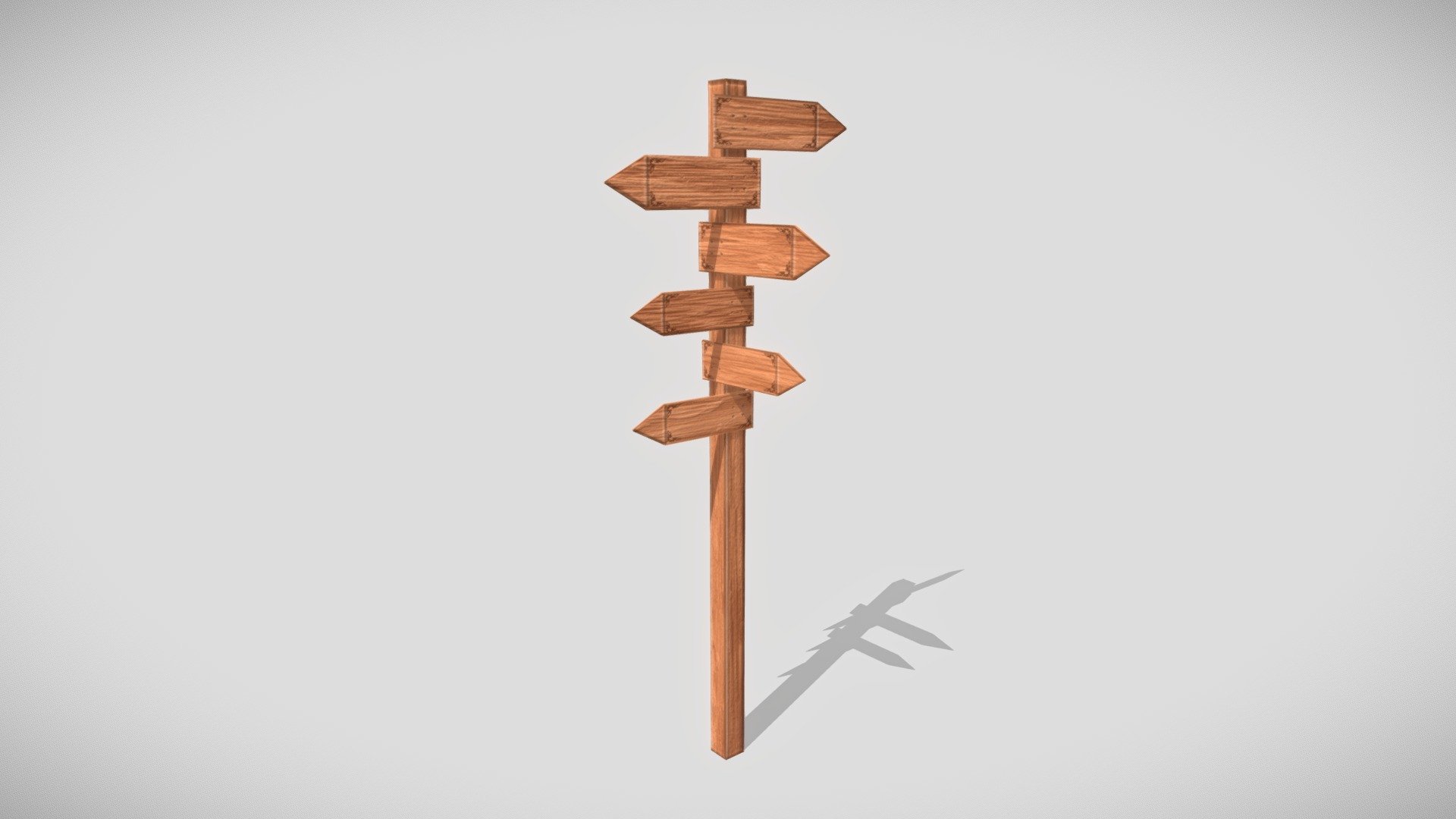 Signpost - Buy Royalty Free 3D model by Pedram Ashoori (@pedramashoori ...