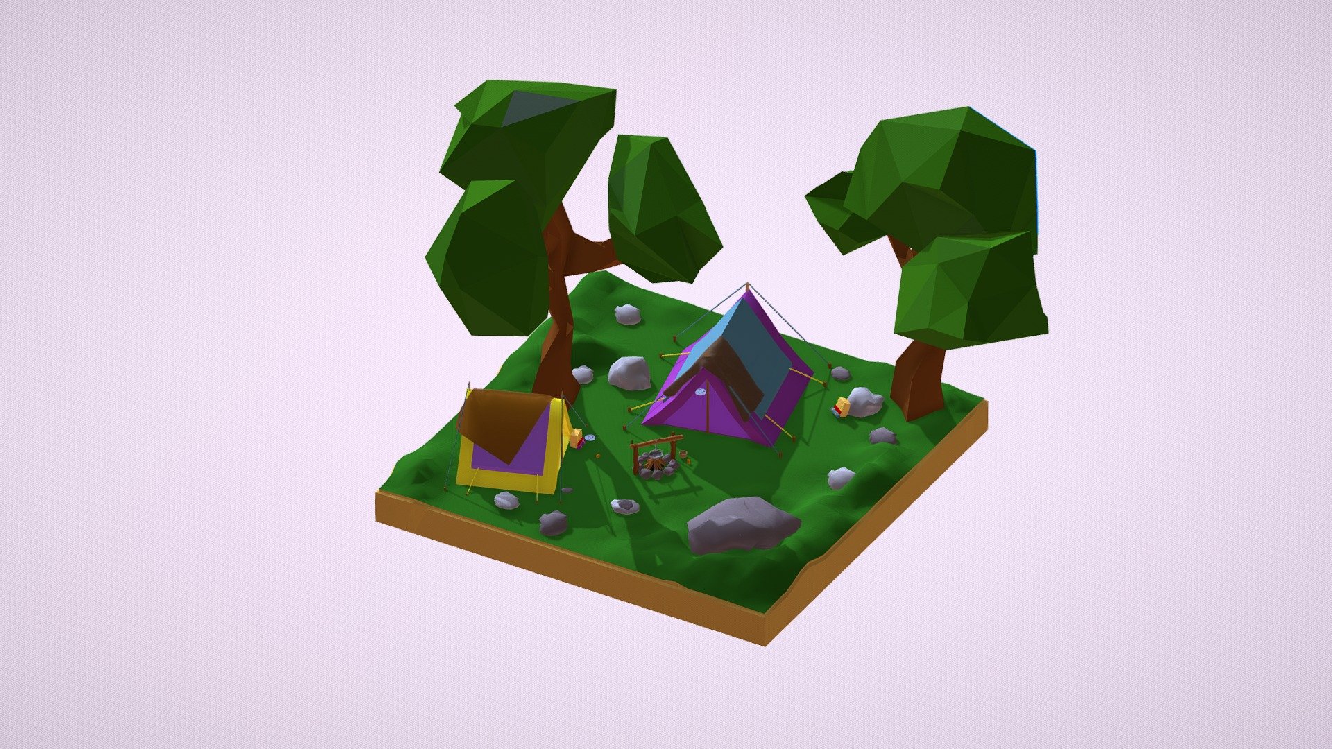 Camp - 3D model by NahumF [8b1458e] - Sketchfab