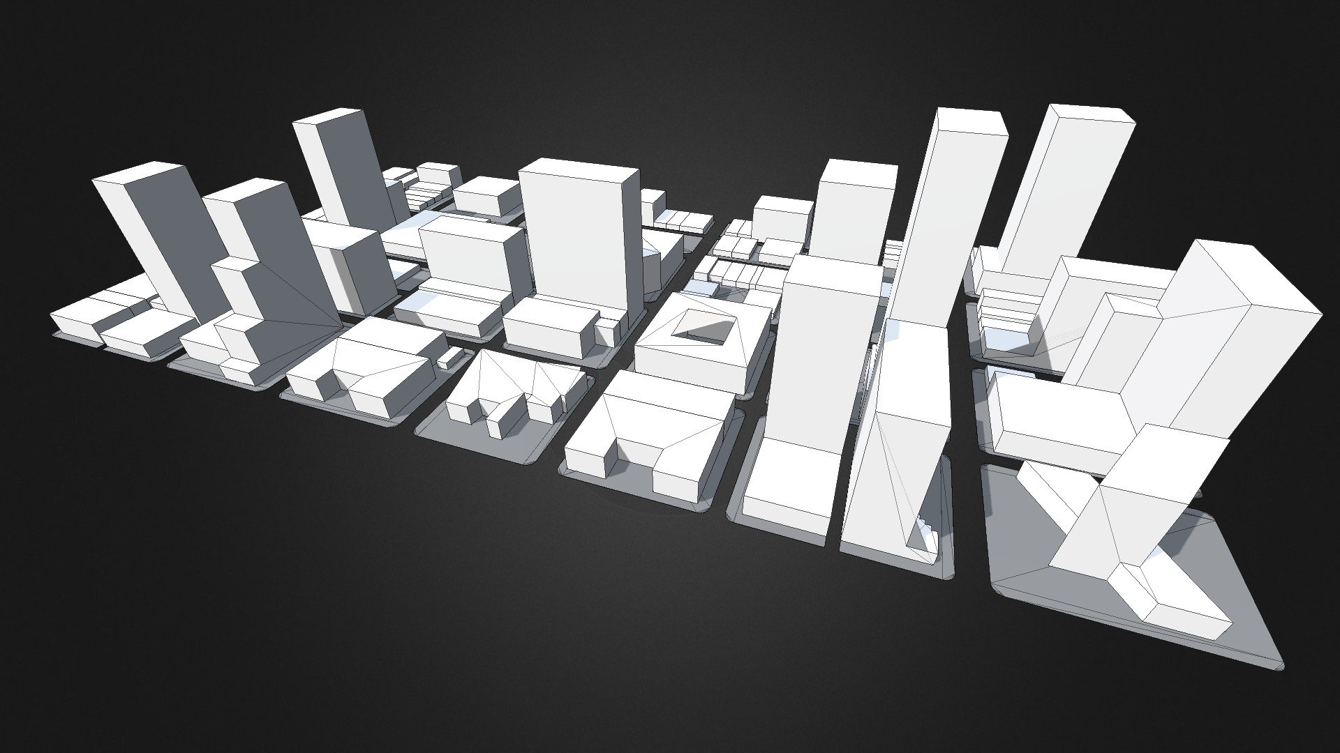 Low-Poly Modular City Blocks - 3D model by gregaranda [8b14ae3] - Sketchfab