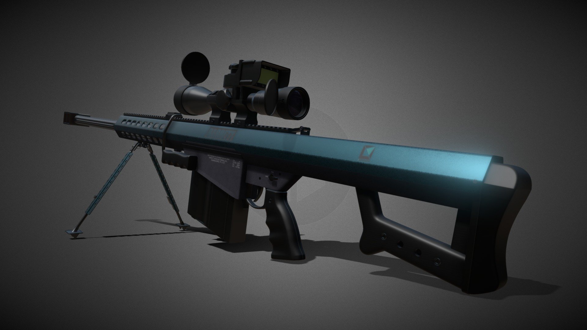 Barrett m107 - Buy Royalty Free 3D model by BumpkinCZ [8b14af1 ...