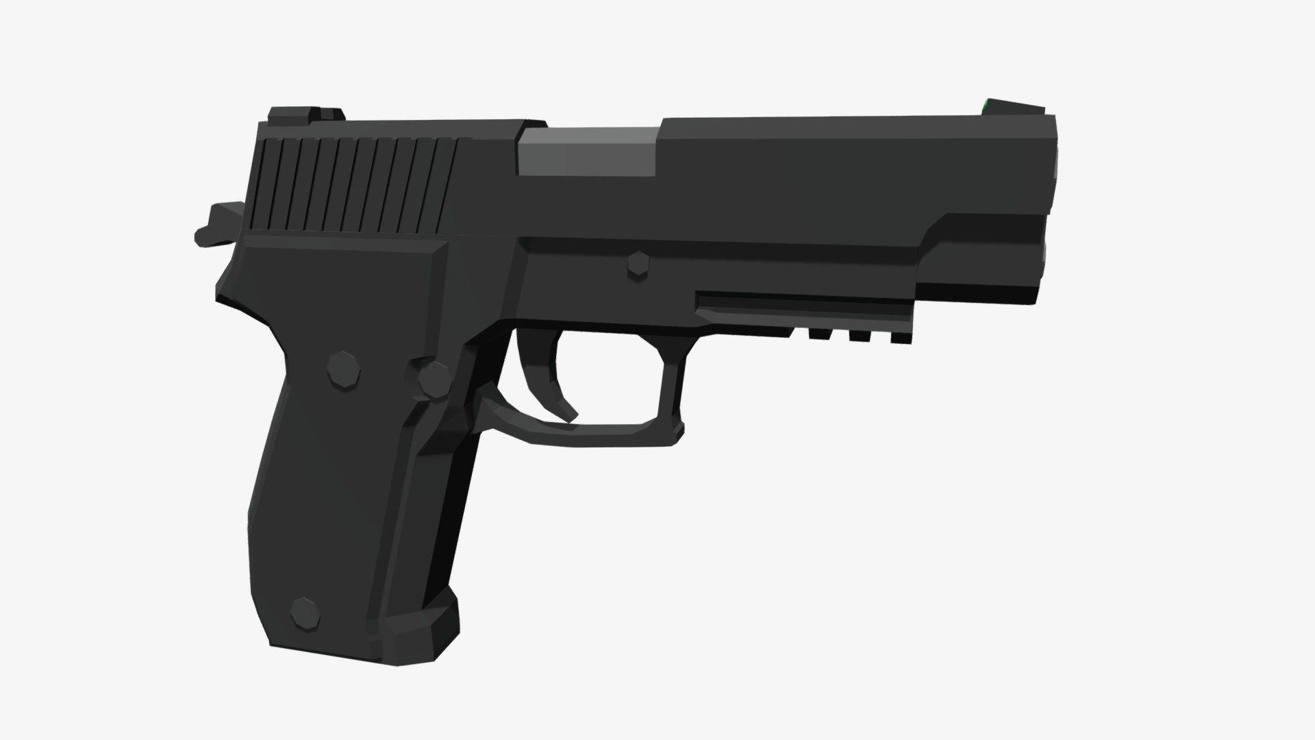 Low Poly P226 - Download Free 3D model by samanthacford [8b15588 ...
