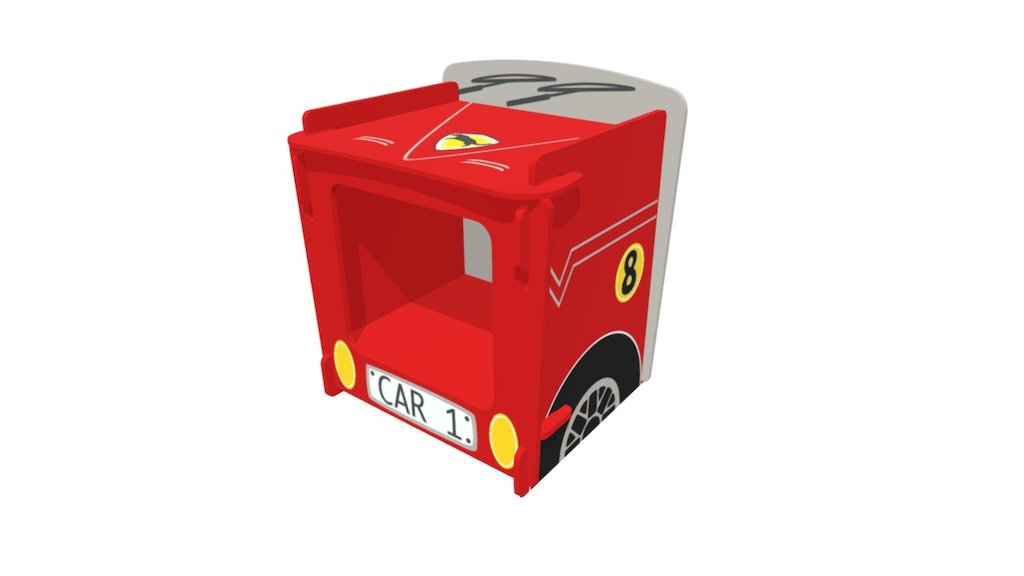 New Racing Car Bedside - 3D model by kidsawltd [8b170bc] - Sketchfab