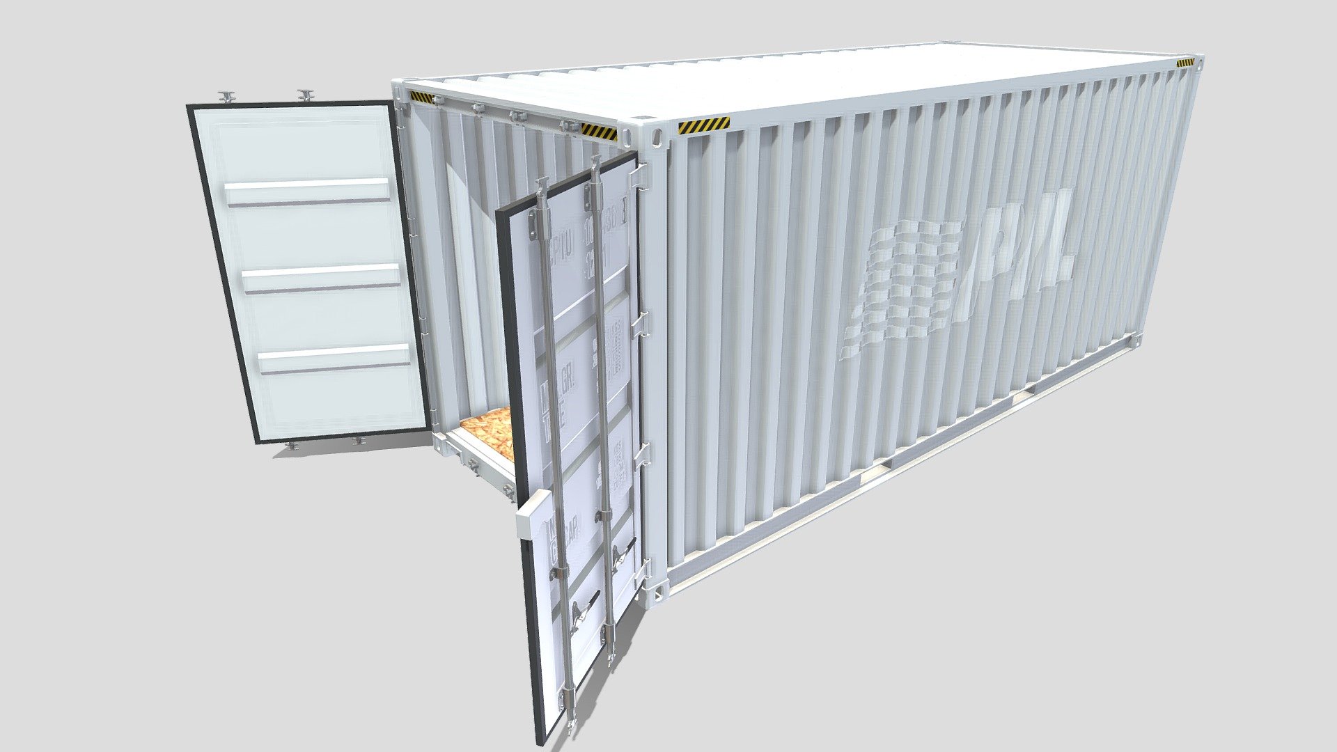 20ft Shipping Container PIL - Buy Royalty Free 3D model by dragosburian ...