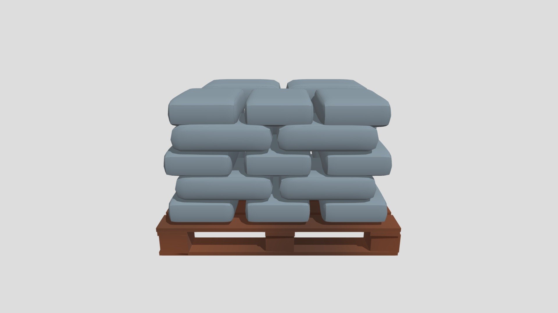 Palette Sac De Ciment - Download Free 3D model by mika.mapassion.83 ...