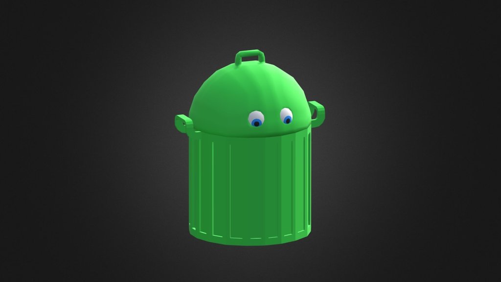 Living garbage can - Cartoon - Download Free 3D model by lucasf.lima74 ...
