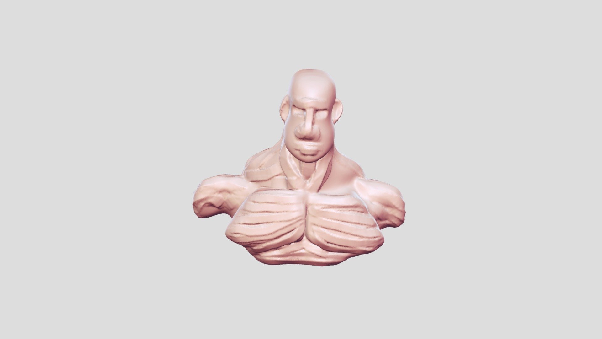 Blockout Male 3d (calco) Practica - Download Free 3D model by José ...