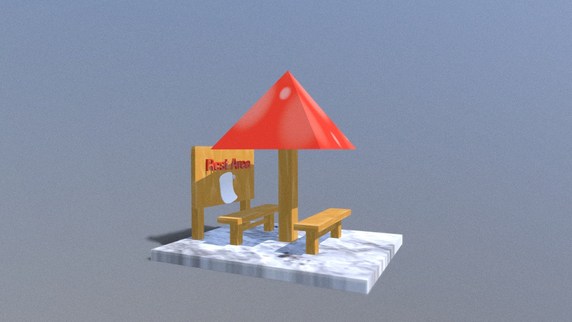 Rest area - Download Free 3D model by AVZ (@micropalaeontology ...