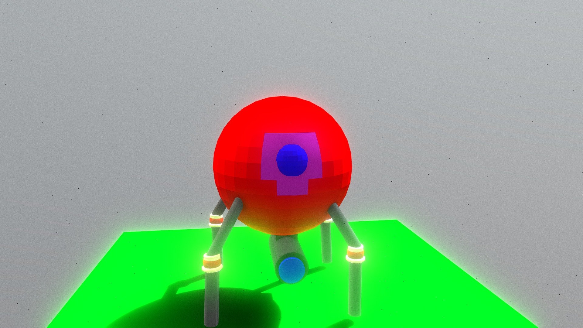 Small Red Robot - Download Free 3D model by glaxislive [8b1ce5b ...