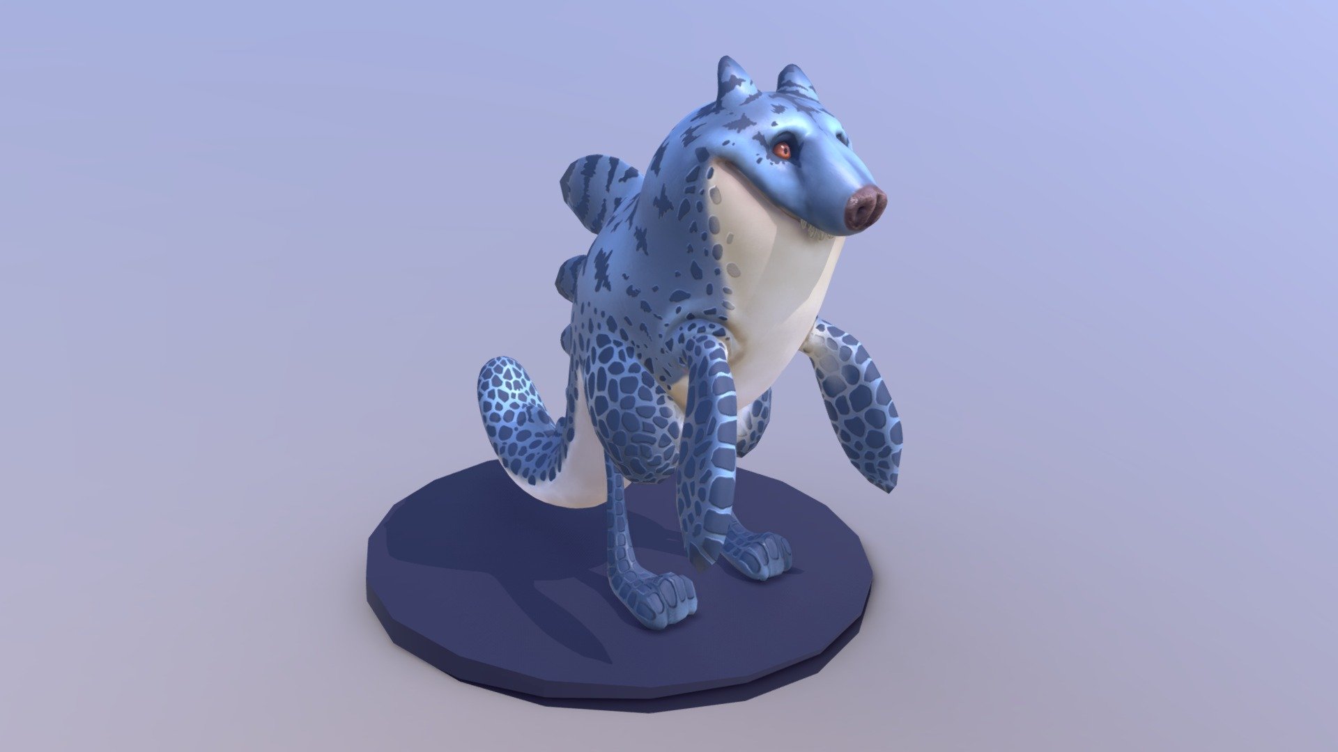 Aquatic Wolf - Download Free 3D model by Pooi Woon Hoh (@Koha.Ha ...