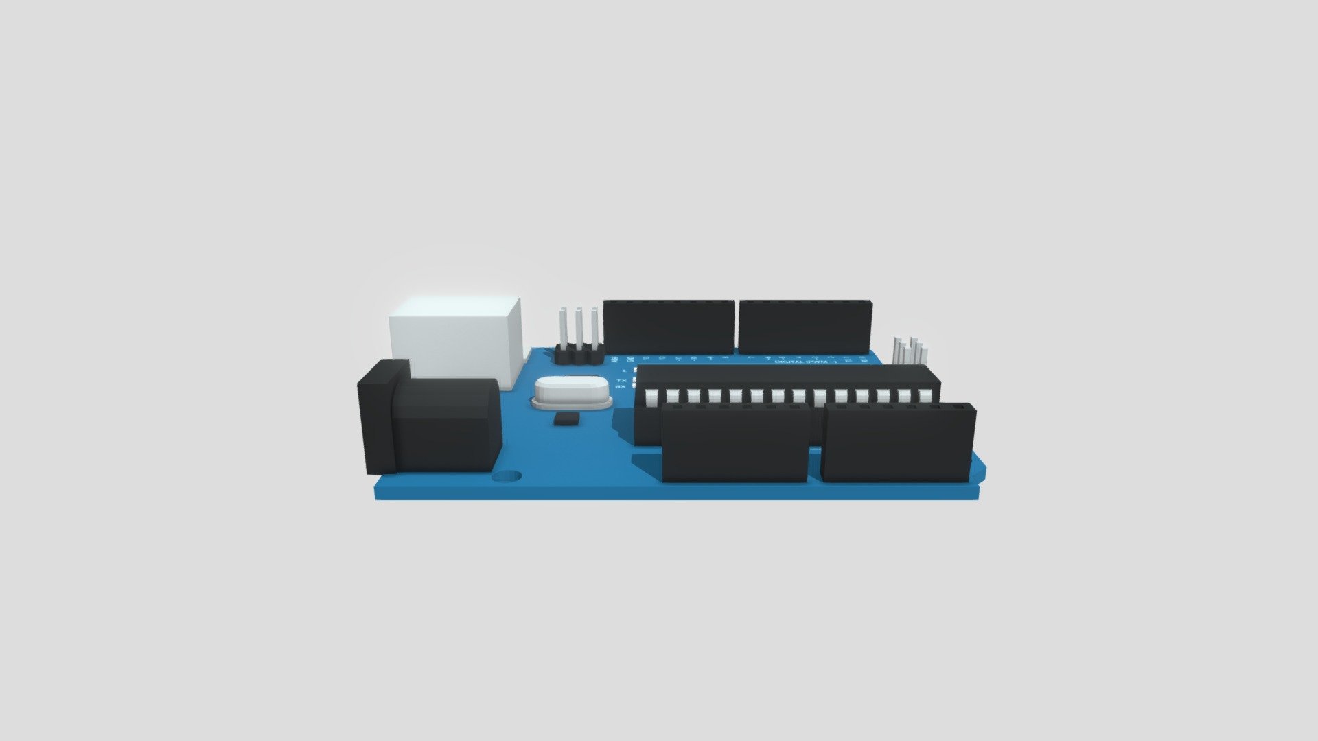 Arduino Uno - 3D model by Everaldo Junior (@everaldo.junior) [8b1f434 ...