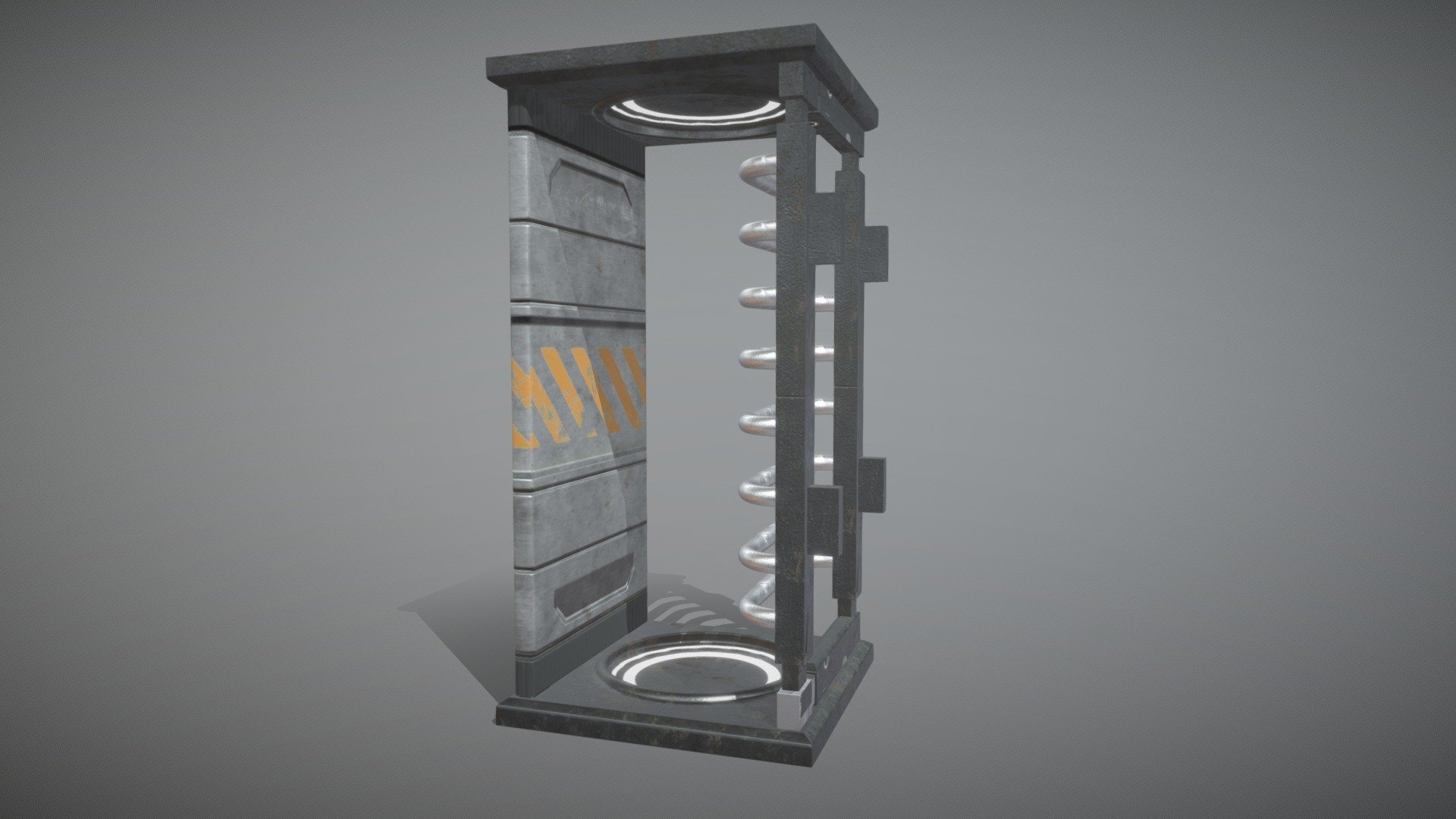 Sci-Fi Ladder - 3D model by TiffanyOtero [8b1f558] - Sketchfab