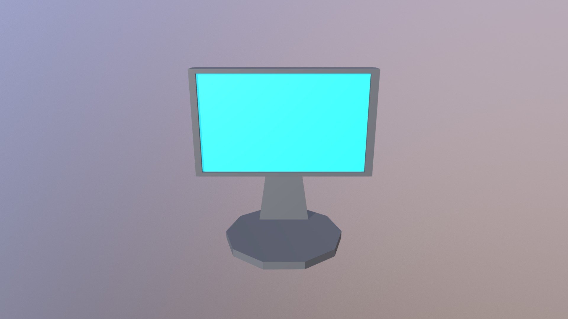 Low Poly Monitor - 3D model by Pawtpie21 [8b24fd2] - Sketchfab