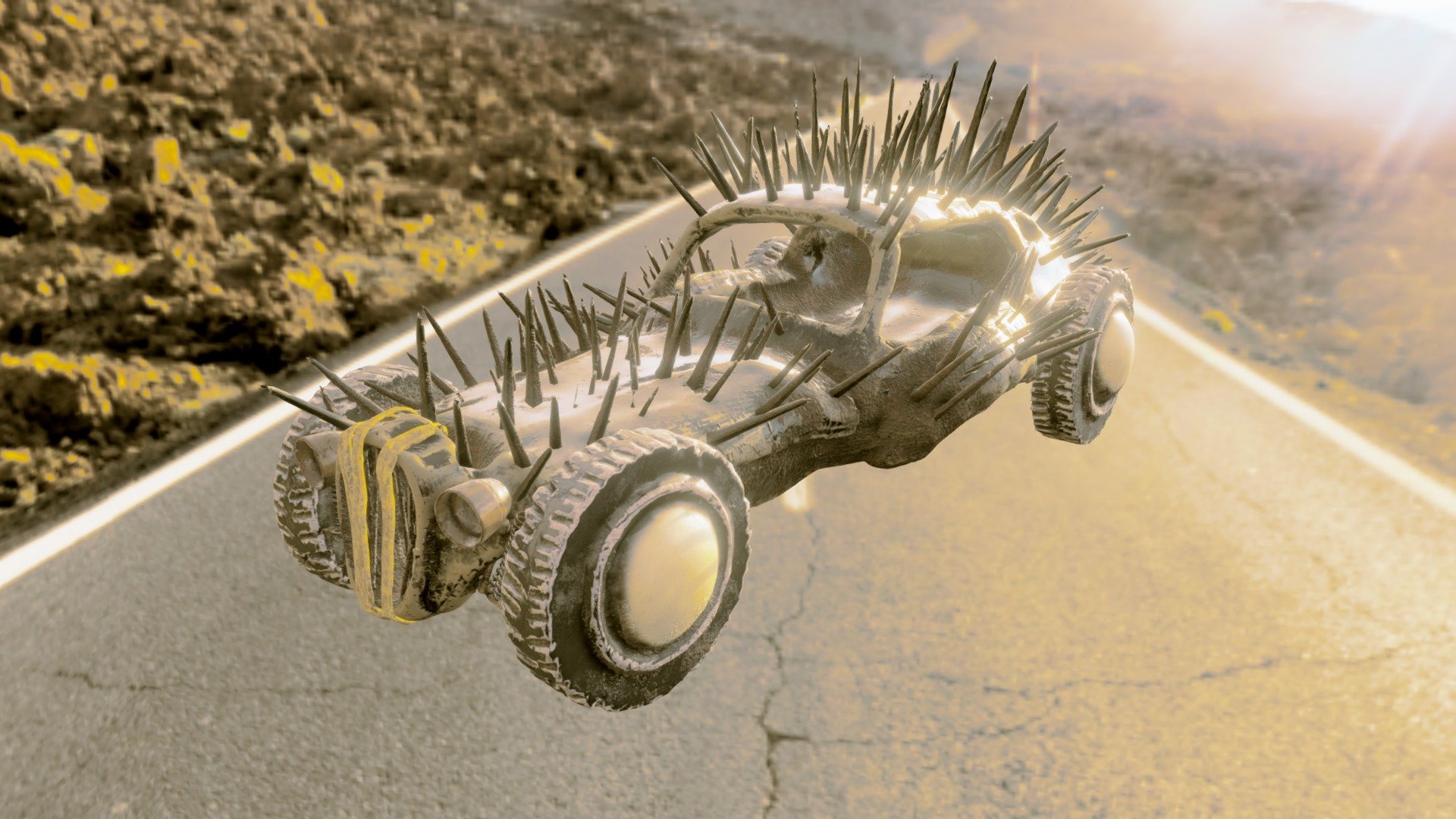 SculptJanuary18 Day 30 - Vehicle (Fury Road) - 3D model by absulit ...