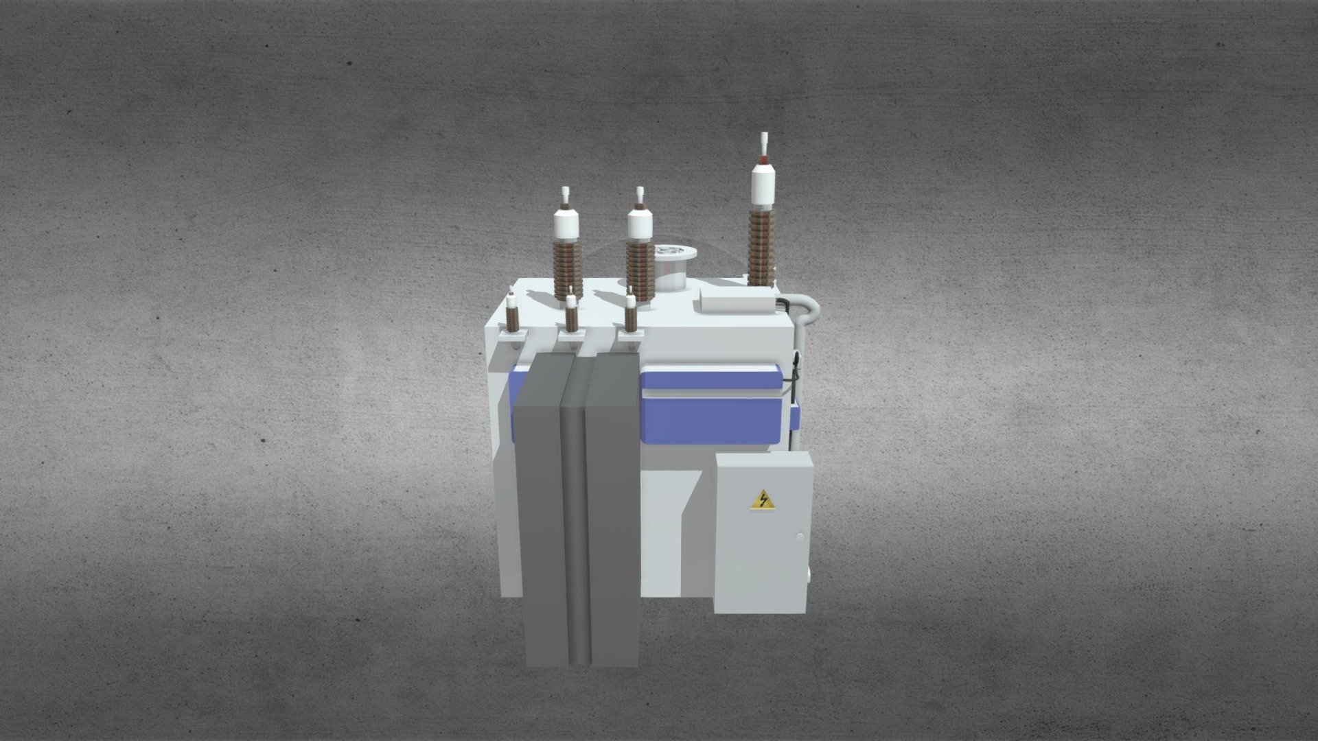 Transformer substation - 3D model by caliostro [8b25afd] - Sketchfab