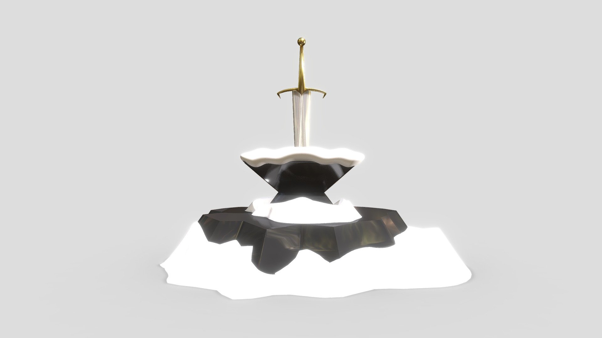The Sword In The Stone - 3D model by Andres C. (@andres.c3D) [8b25c63 ...
