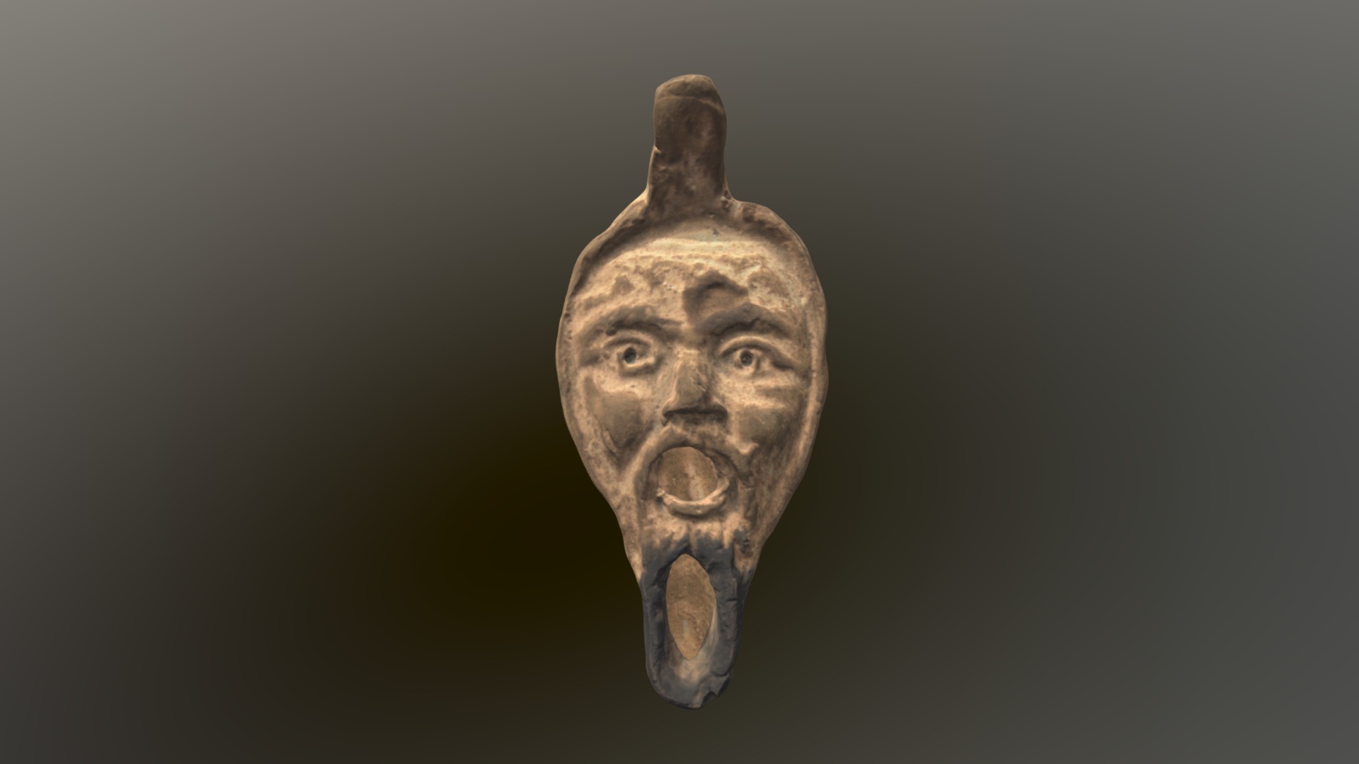 Roman Gaul Oil Lamp - 3D model by Carrier Library (@jmulibraries ...
