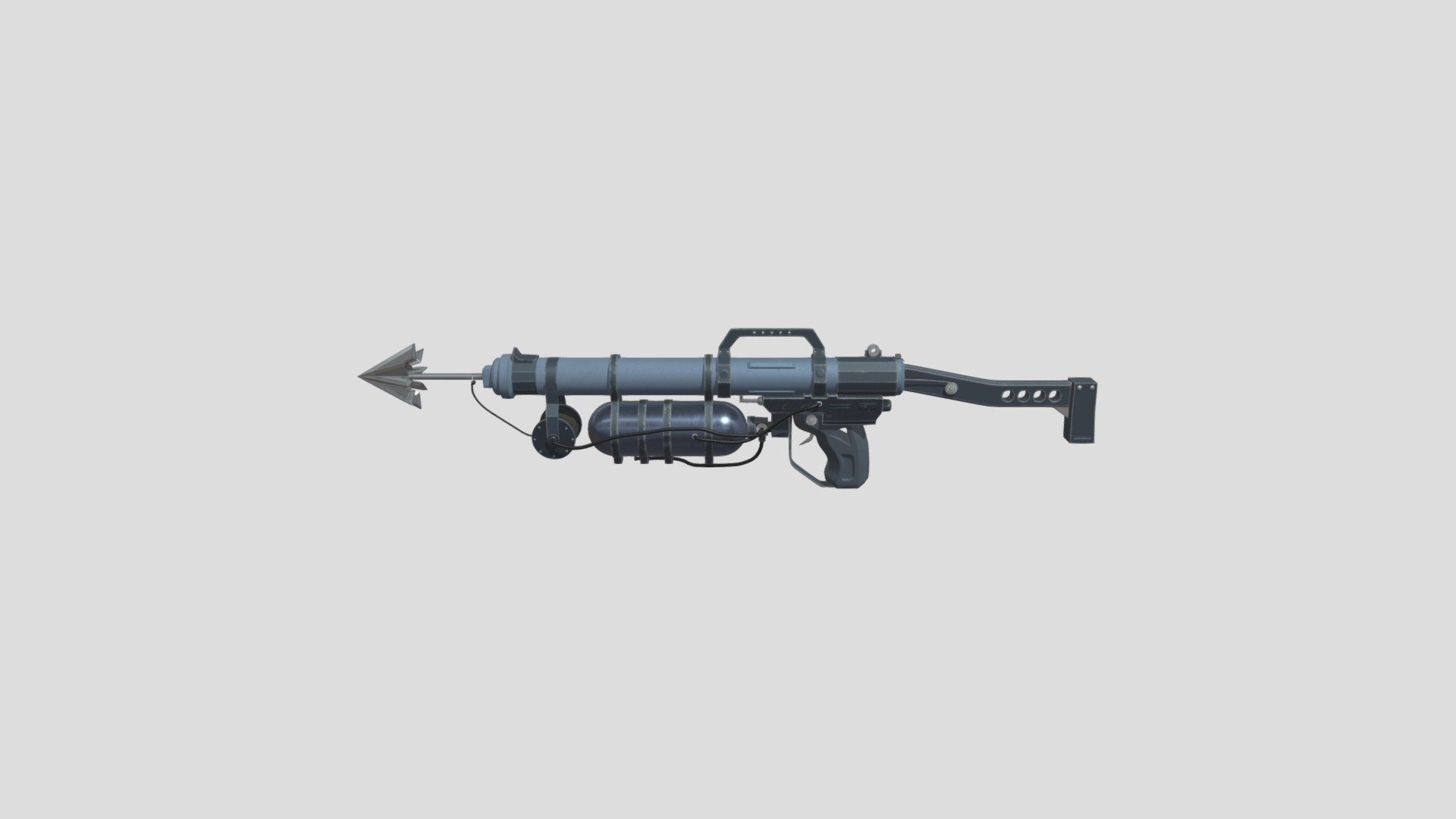 Harpoon Gun - 3D model by rmanojmr5 [8b26529] - Sketchfab
