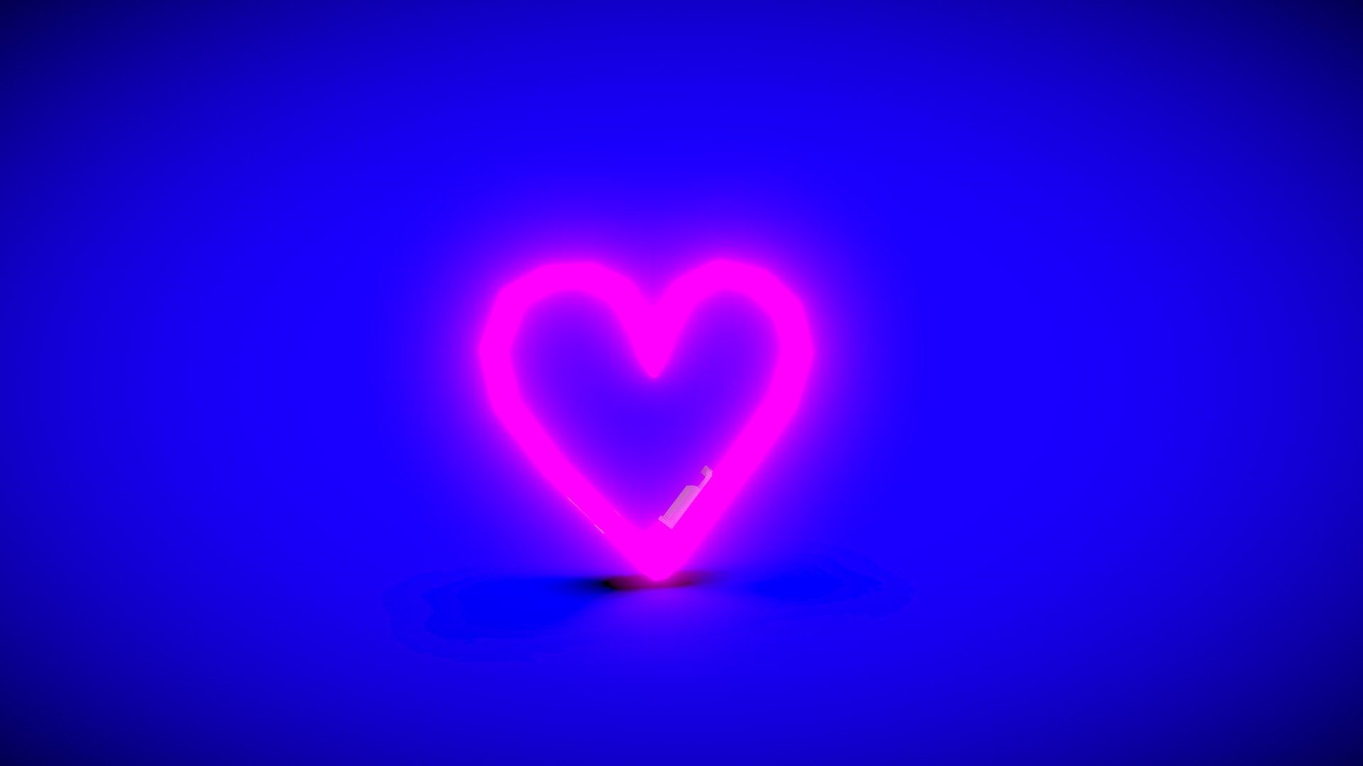 My Neon Heart - 3D model by virtuestudio [8b26623] - Sketchfab