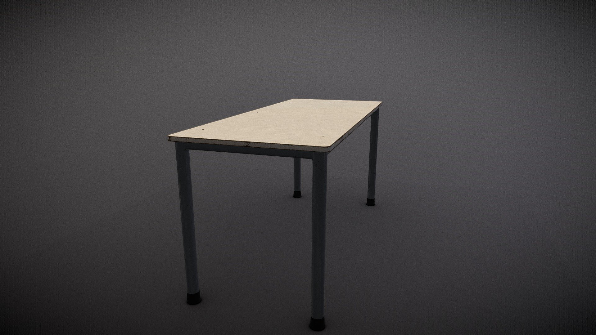 Student's Table - Download Free 3D model by bloooob [8b26c94] - Sketchfab