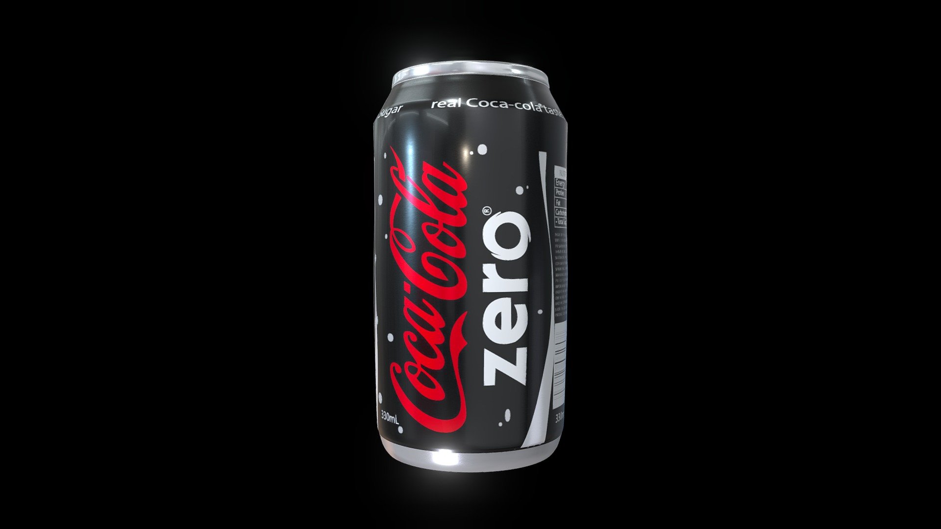 Coke Zero - 3D model by mike.landy [8b27494] - Sketchfab