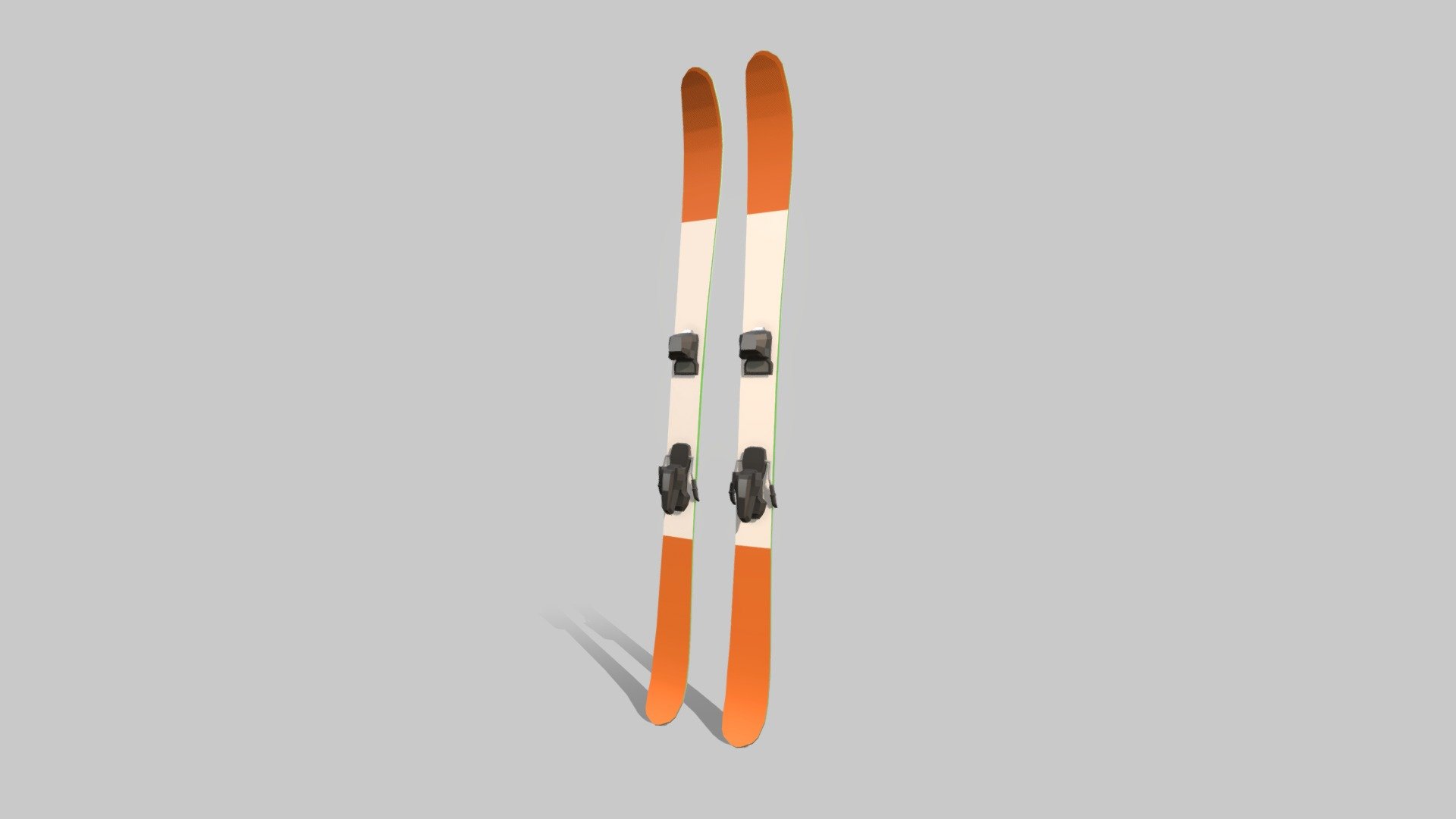 Low-Poly Freeride Skis - Download Free 3D model by Romainhj [8b27a5f] - Sketchfab