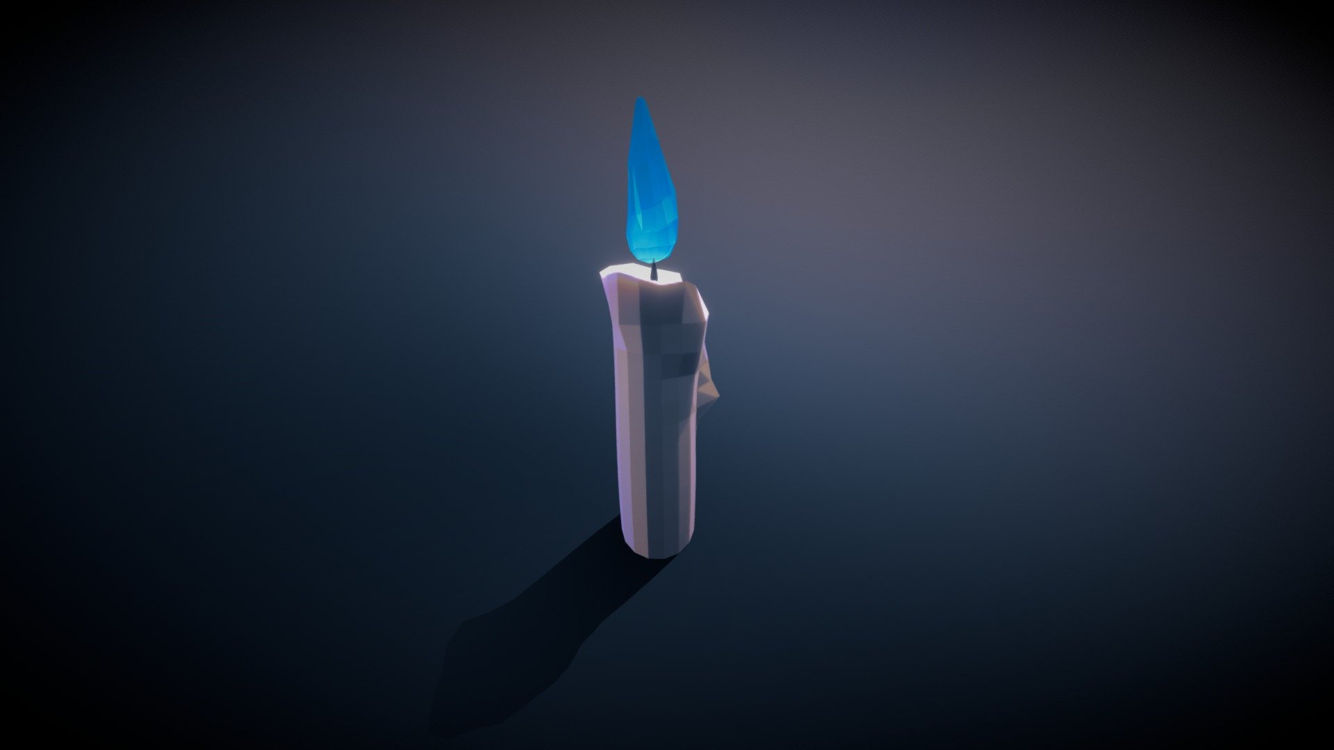 Low-poly candle - 3D model by himeshaman [8b27c2c] - Sketchfab
