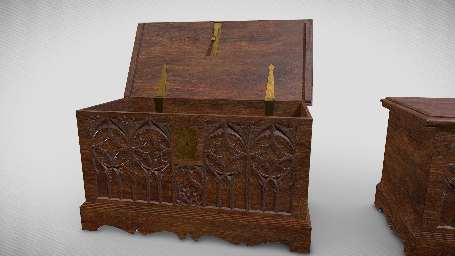 Gothic chest - Buy Royalty Free 3D model by Mantichore Studio ...