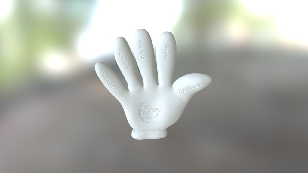 Hand White - 3D model by threedy [8b29fa4] - Sketchfab
