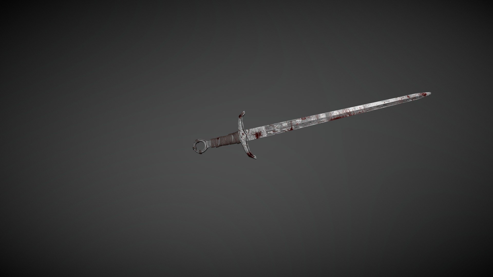 Runic sword after battle - 3D model by ThirtyFrames [8b2a15b] - Sketchfab