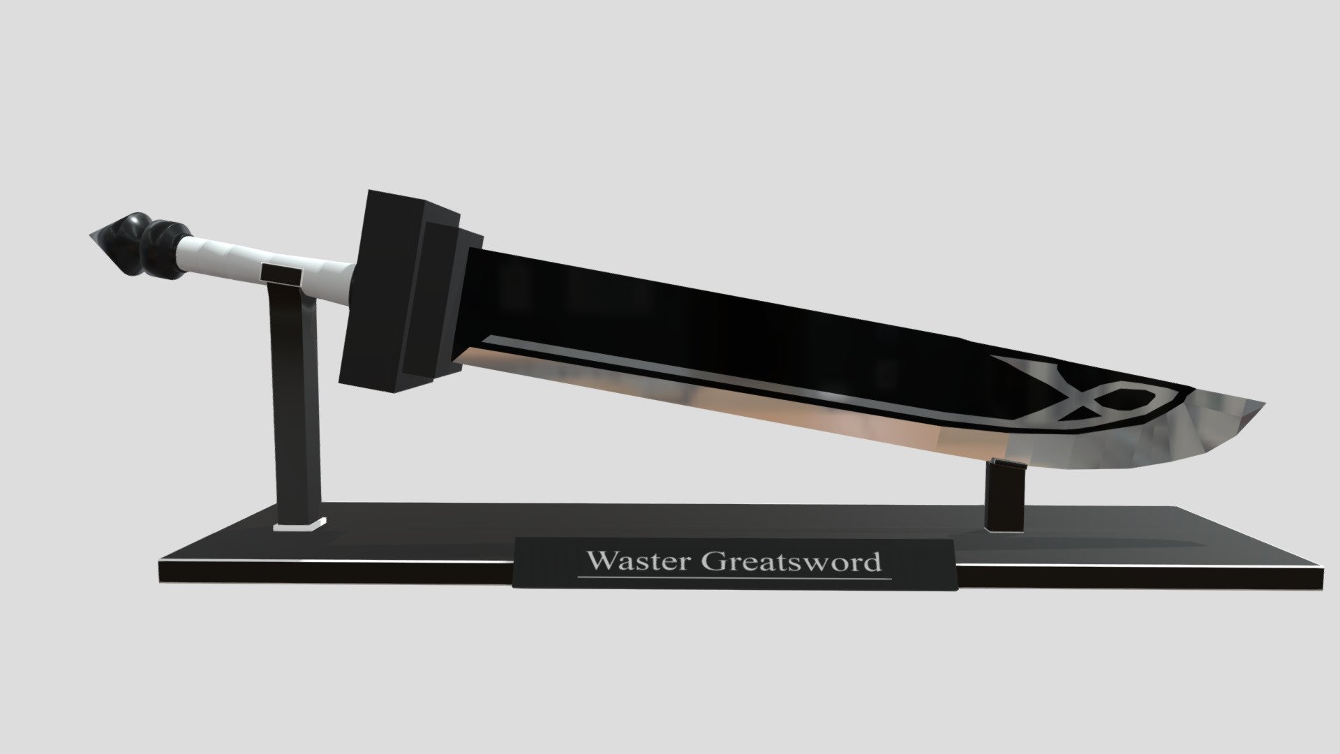 Waster Greatsword from Genshin impact - 3D model by Sven Tempels (@Sven ...